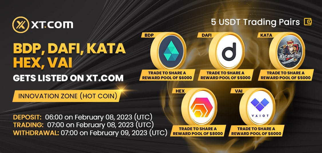KATA(Katana Inu) Gets Listed on XT.COM Trade to Share a Reward Pool of ...