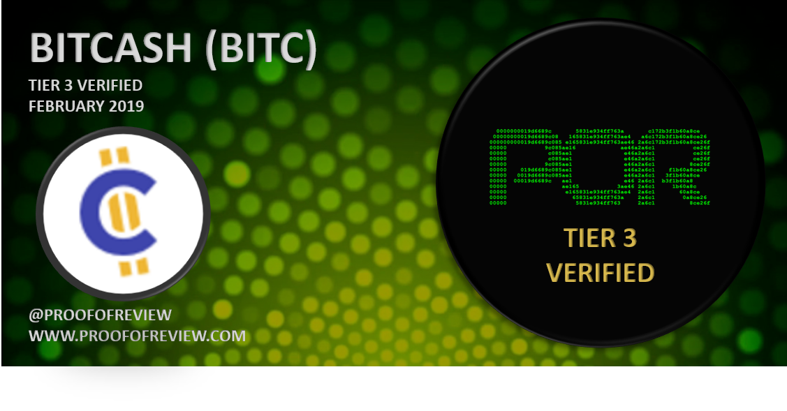 BITCASH (BITC) Review | by Proof Of Review | Medium