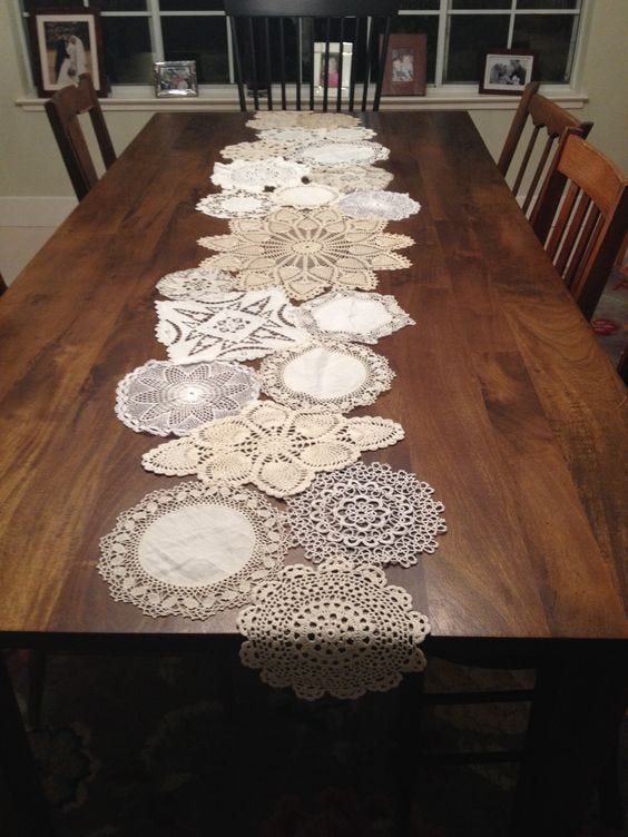 Doilies: here comes 6 delightful ideas for their creative upcycling ...