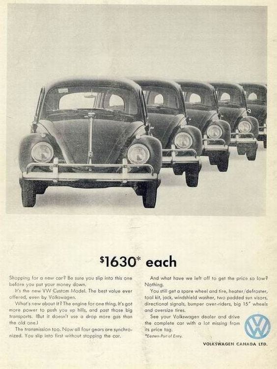 Vintage advertisements of Volkswagen | by Aabha Gopan | Medium