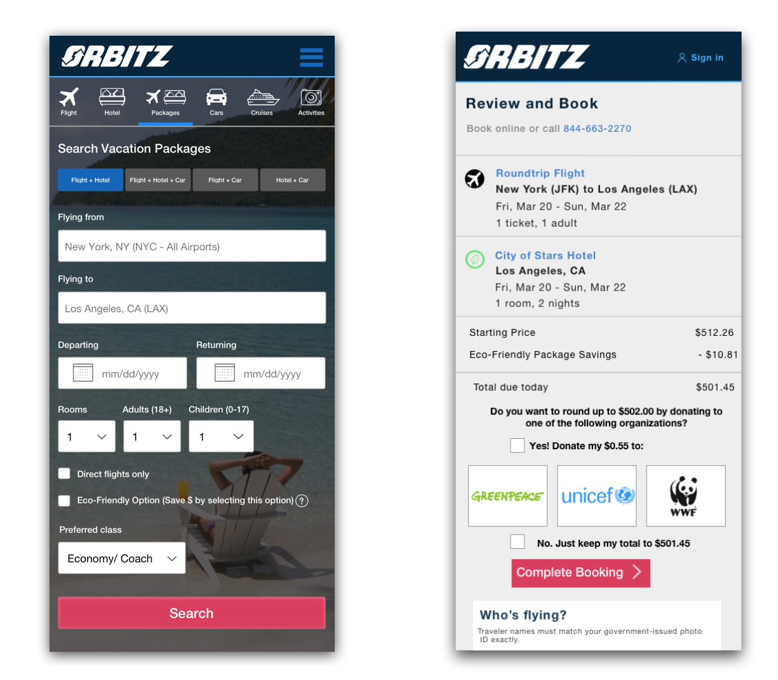 Redesigning Orbitz’ responsive website — A UX case study | by ...