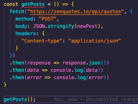Axios Library - HTTP Requests. When retrieving data from an API we ...