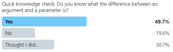 Arguments vs Parameters and The Rest Parameter | by Joe Eames ...