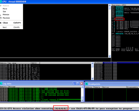 Ethical Hacking — Buffer Overflow — SLMAIL 5.5 | by Rafael Renovaci | Medium