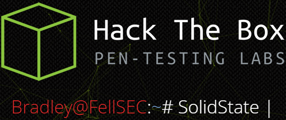 HackTheBox Write-Up — SolidState (Manual) | by Bradley Fell, @FellSEC | Medium