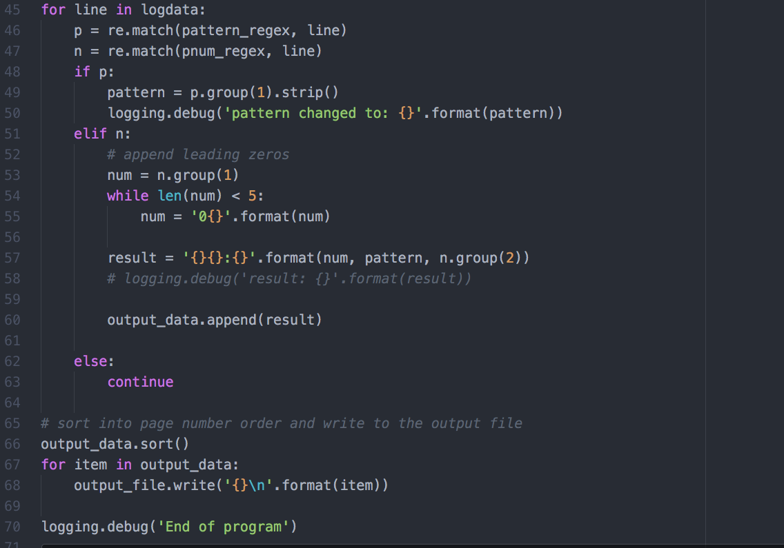 Programming challenge: update. Towards the end of last month I wrote a ...