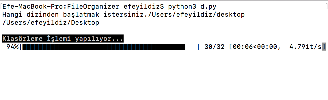Python3 İle Klasör Düzenleyici Yapımı | by Efe Yıldız | Medium