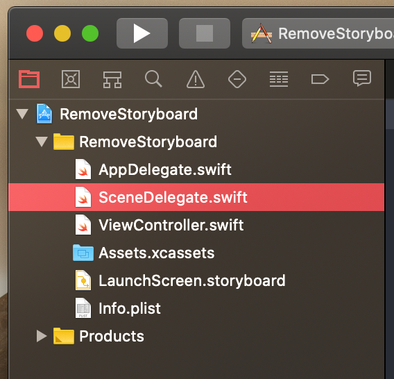 Xcode 11.6 | Setup SceneDelegate Without Storyboard | iOS 13 & iOS 12 | Remove Storyboard | | by ...