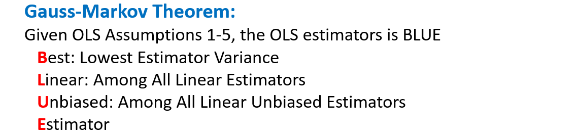 Linear Regression with OLS: Unbiased, Consistent, BLUE, Best (Efficient) Estimator | by Aaron ...