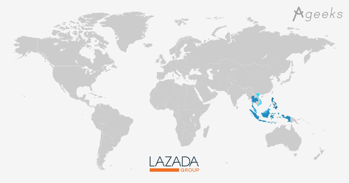 라자다(Lazada Group) 정보. 원문: https://ageeks.kr/abtLZD | by Ageeks | Medium
