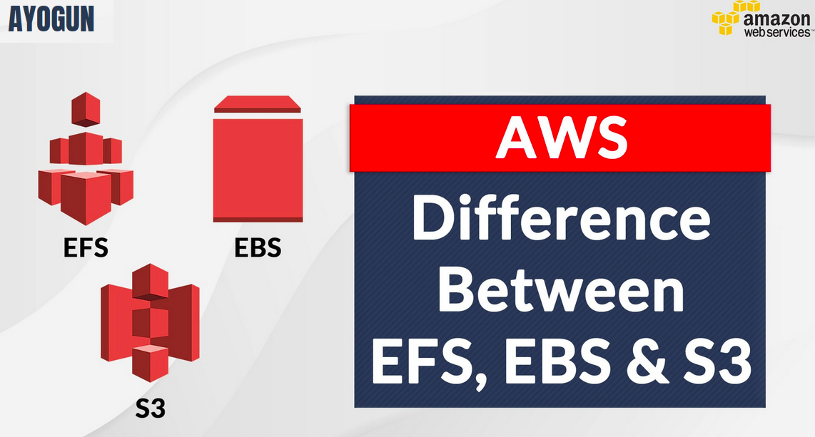 EBS -EFS -S3 Comparison from AWS Storage Solutions | by A. Yigit Ogun ...