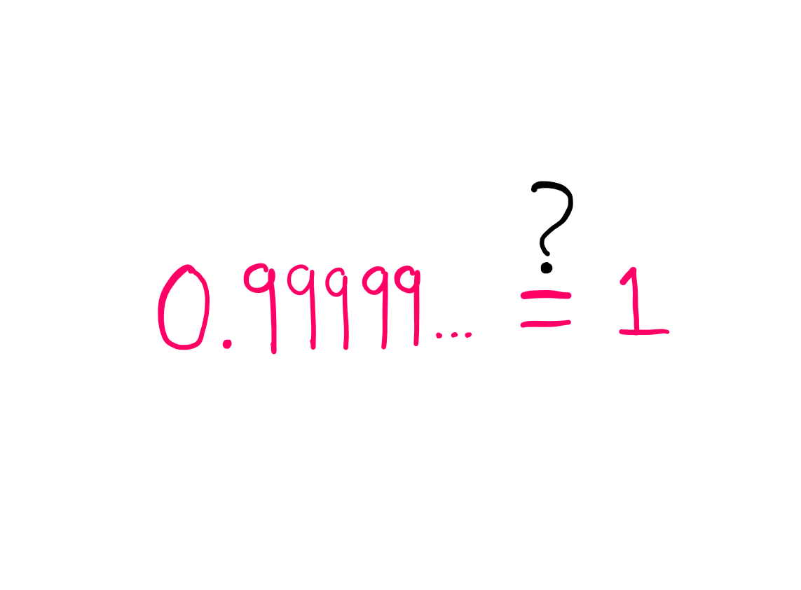 Is ‘0.99999…’ Really Equal To ‘1’? | by Hemanth | Cantor’s Paradise