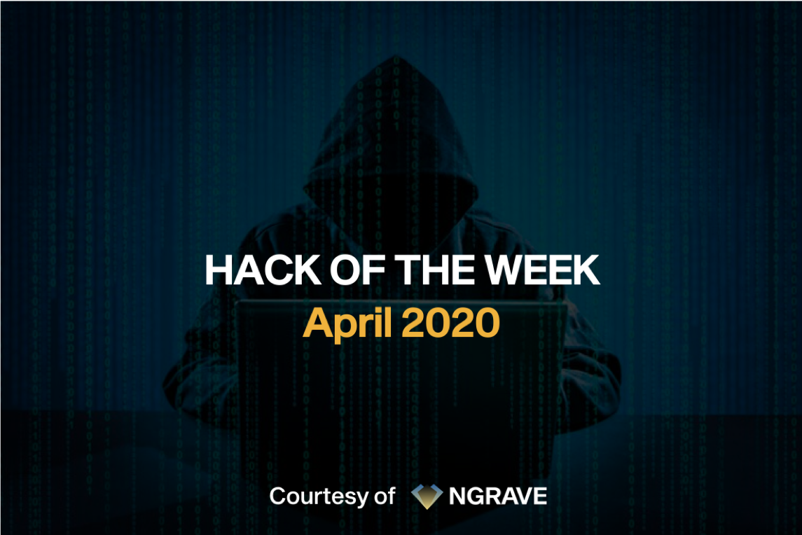 Hack of the Week — April 2020. Guessing weak private keys, a $24M SIM ...