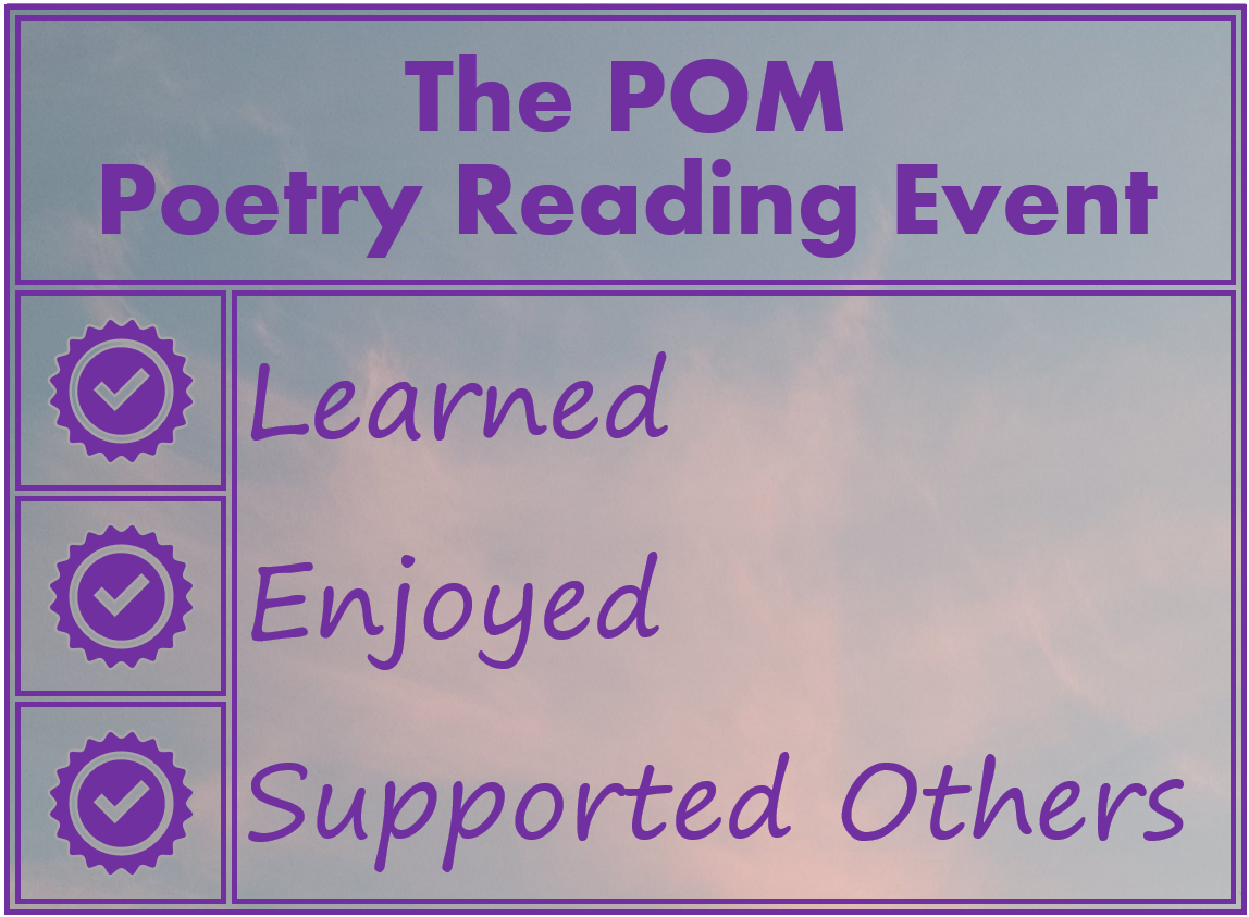 The POM Reading Event. My experience, learning, and gratitude | by K ...