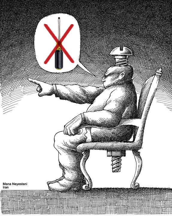 A Collection Of Works By The Iranian Cartoonist Mana Neyestani | by ...