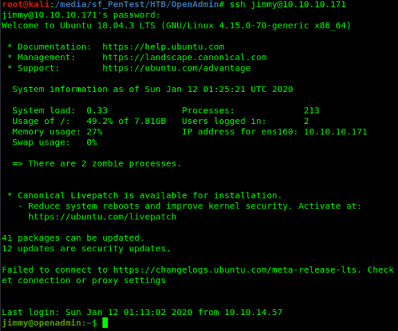 HacktheBox — OpenAdmin. This following write up is for the… | by Siva Rajendran | Medium