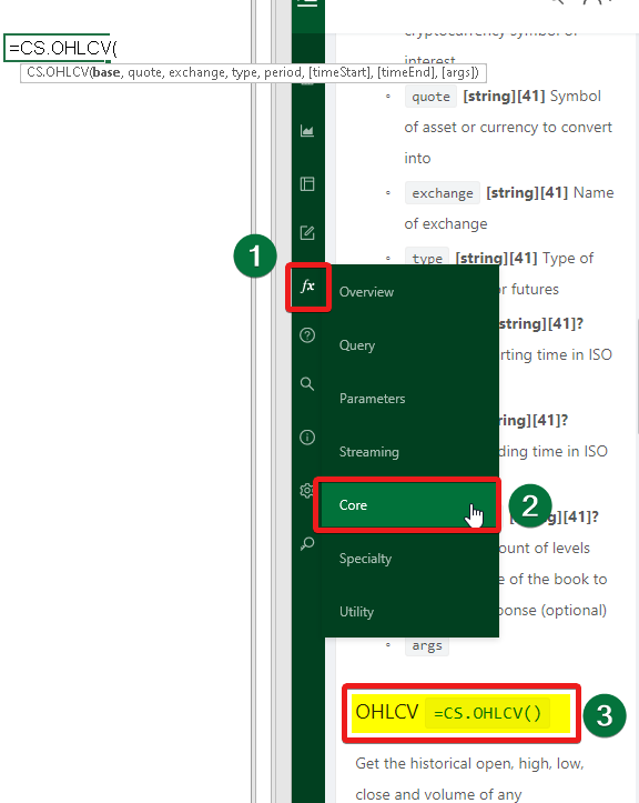 CS.OHLCV — Pull Historical OHLCV Data in Cryptosheets using custom functions | by Chris Ware ...