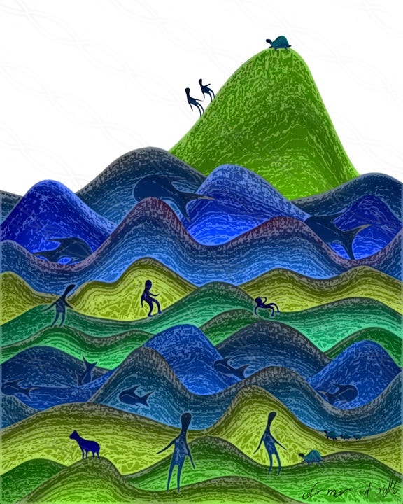 The Story of a River and a Mountain Who Wanted to Help | by Antara ...