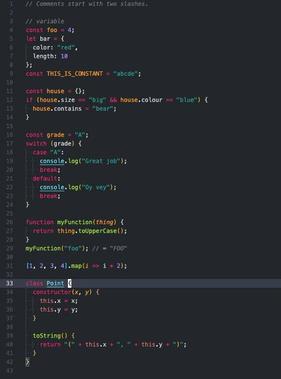 VS Code Dark Theme: Monokai Slate - zurassic - Medium