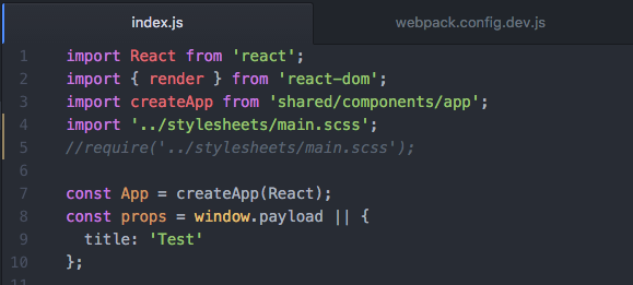 Using SASS in Webpack / React.. So, you're here because Webpack is a ...