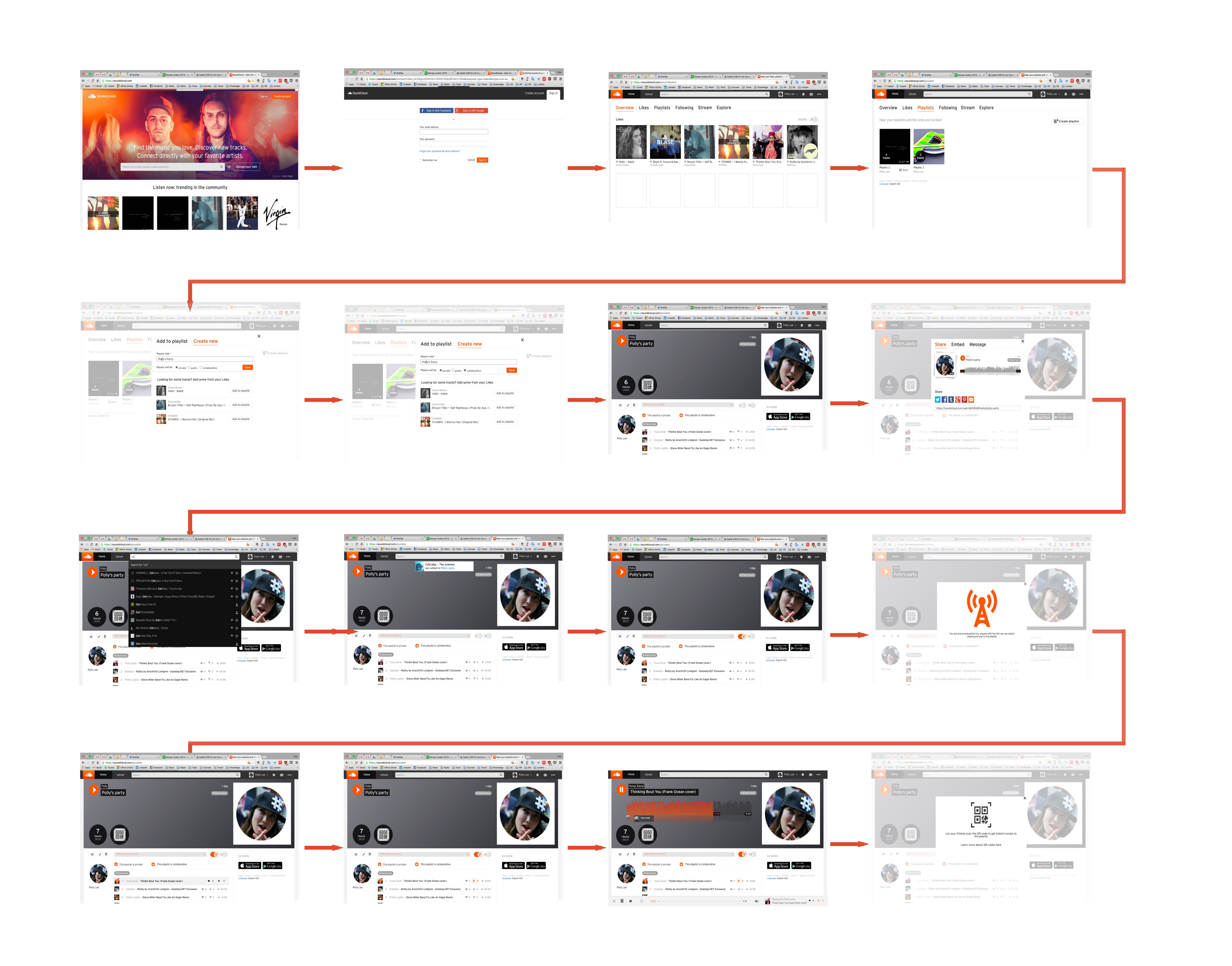 Designing a social listening feature for Soundcloud | by Patrik ...