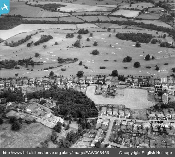 Brookmans Park from above. An aerial view of the village of… | by ...