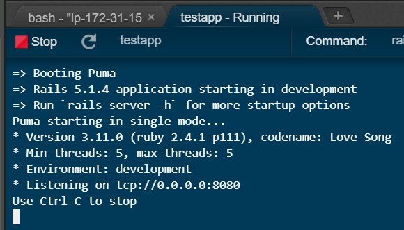 Developing Ruby on Rails 5.1 apps with the AWS Cloud9 IDE | by Timothy OBrien | Medium