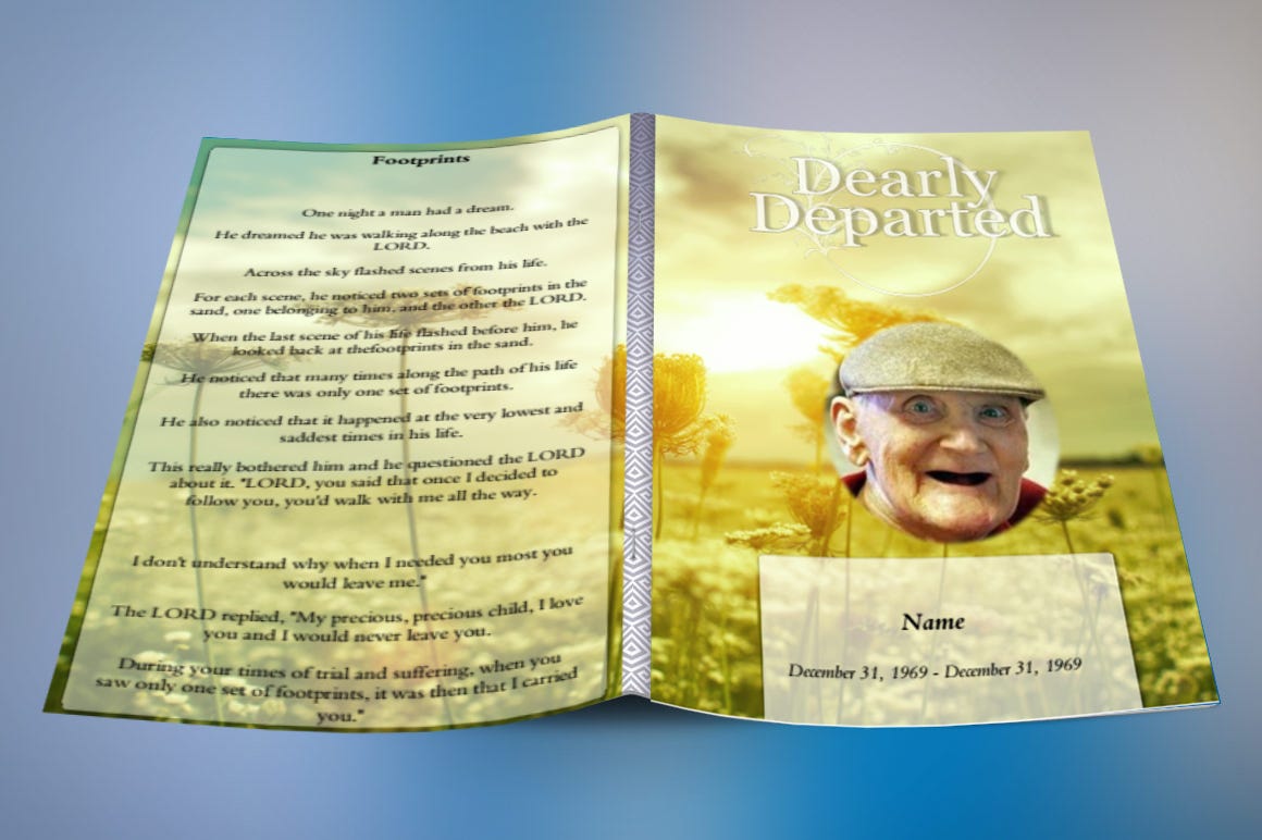 Funeral Program Sample. Funeral program sample is a sample page… | by ...
