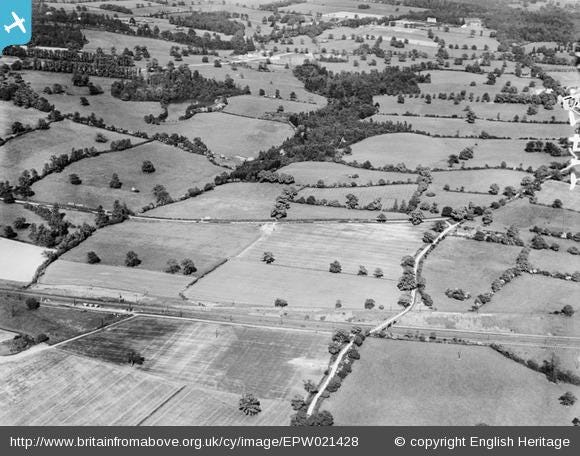 Brookmans Park from above. An aerial view of the village of… | by ...