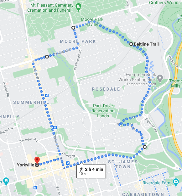 Running in Toronto #2 — Exploring the Don Valley, Beltline Trail ...