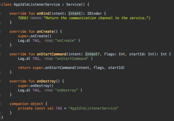 Android — Auto Stop background Service | by Vairavan Srinivasan | Medium
