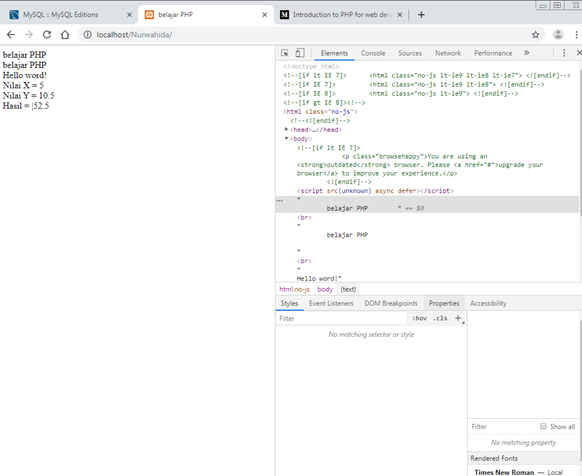 Langkah-langkah Belajar Web dengan PHP 1 | by Nwileu waida | Medium