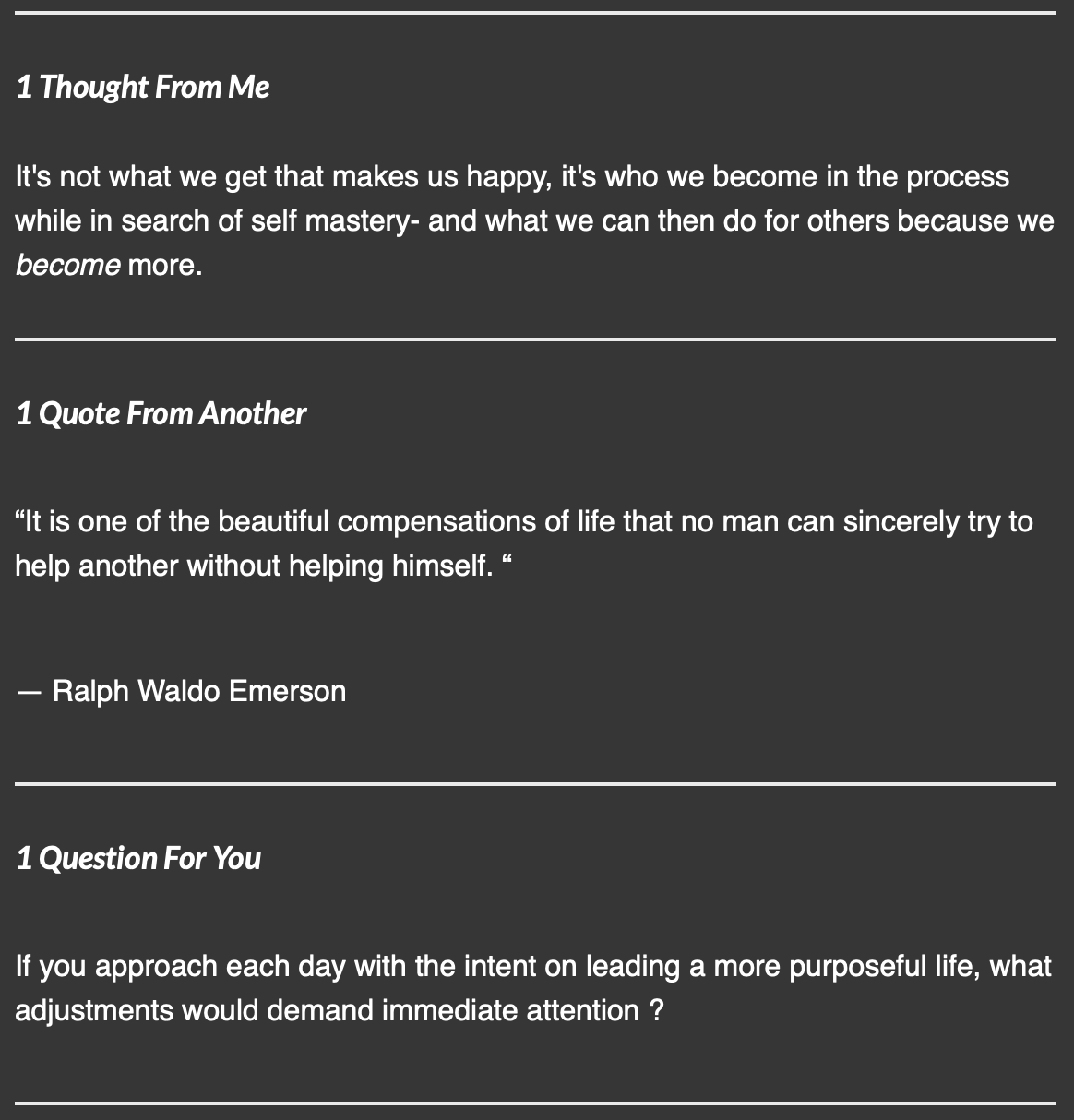 Free Self Development Newsletter | Transformative Insights on Life | by ...