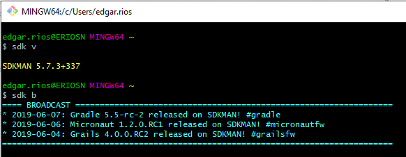 Instalar SDKMAN! en Windows. Pasos para instalar SDKMAN! en un… | by ...
