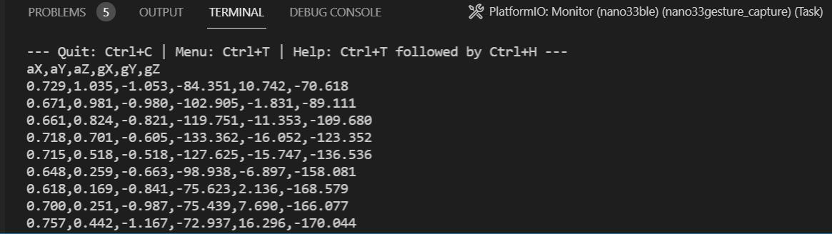 Tensorflow Lite Micro On Arduino Nano 33 Ble Sense Part 3 Data Collection By Sweemeng Medium
