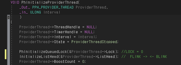 ProcessHacker 소스코드 분석. ProviderThread와 Provider 분석 | by fromitive | Medium