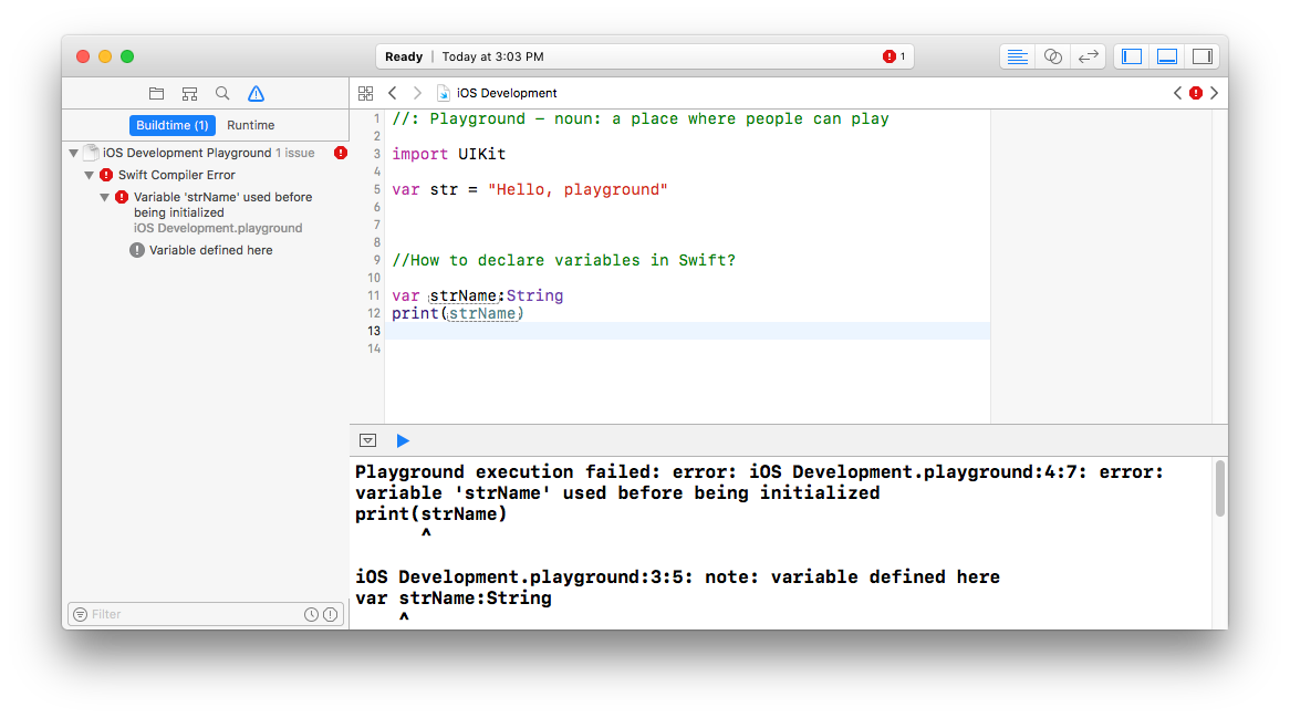 iOS Development Part 2. Swift Variables, Constants and Literals | by PRATIK PANCHAL | Medium