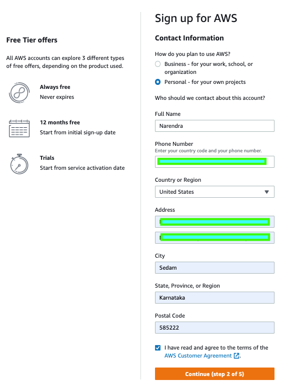 AWS — Part 2. Creating AWS account | by Narendra Reddy | Apr, 2022 | Medium
