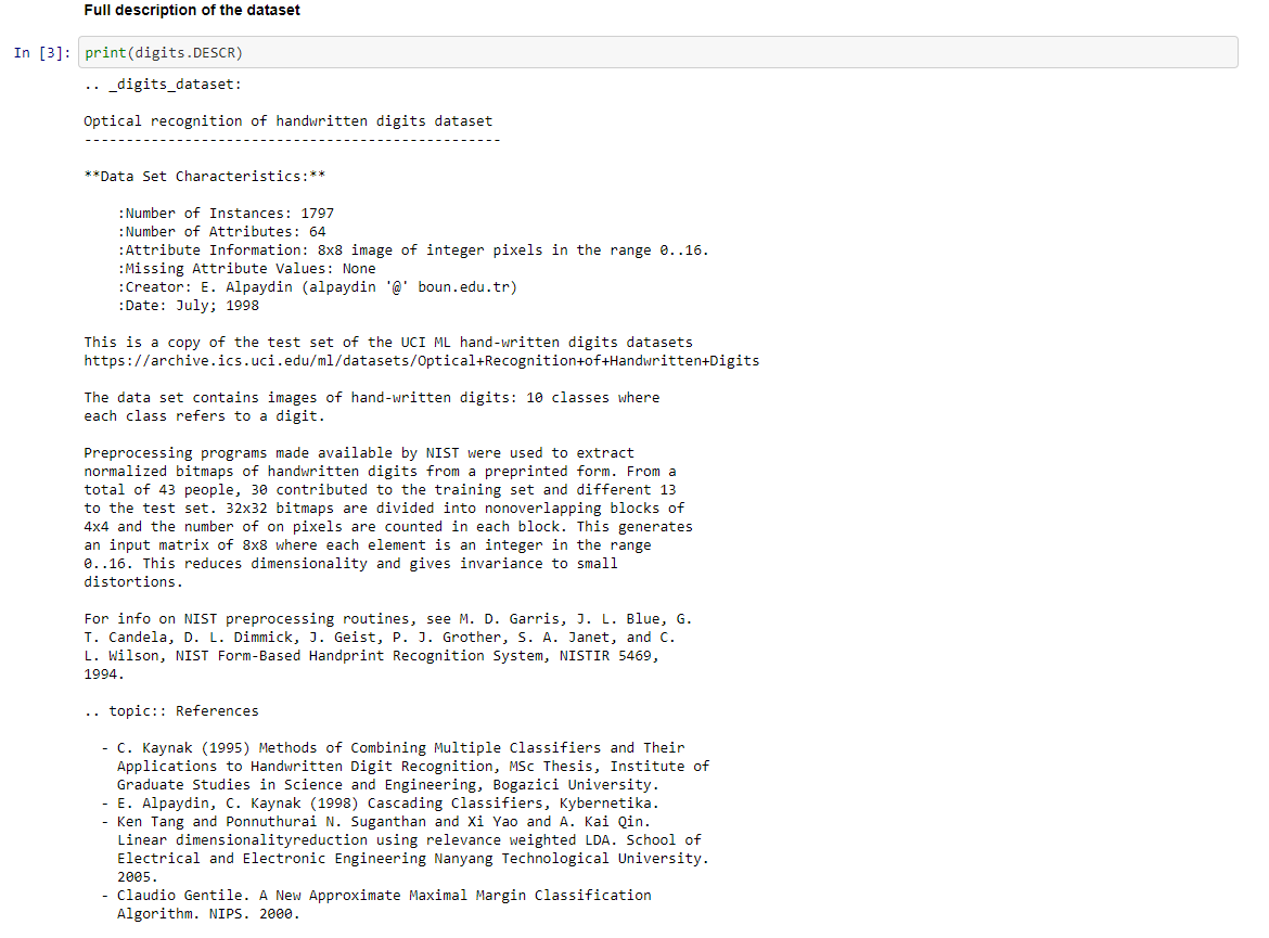 Recognizing Handwritten Digits with Scikit-learn | by Bertina S | Aug, 2021 | Medium