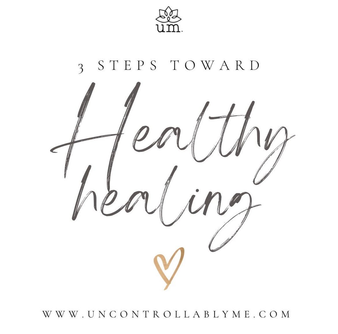 3 steps in healthy healing. 3 healing steps to consider/remember… | by ...