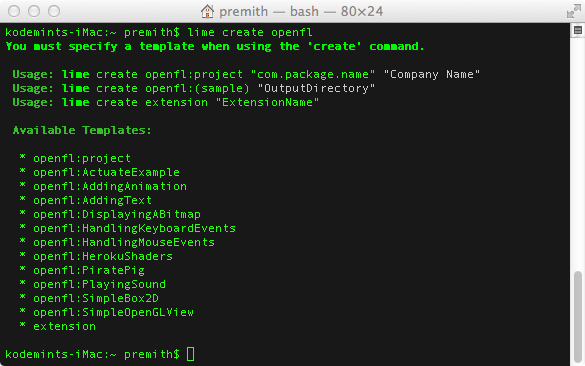 Haxe + lime + openFL. Getting started with haxe, lime and… | by Premith | kodemint technologies ...