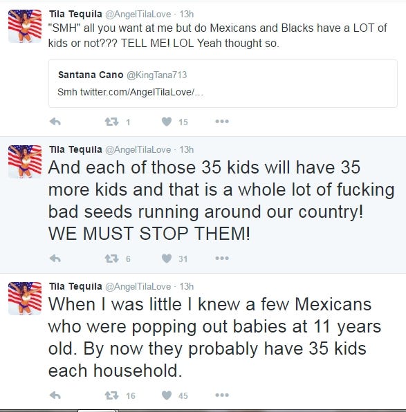 I screen-capped Tila Tequila’s Twitter so you wouldn’t have to… | by ...