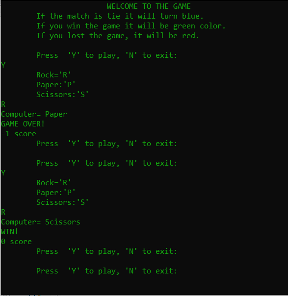 C programming: Rock, Paper, Scissors | by Yagmur Tasci | Medium