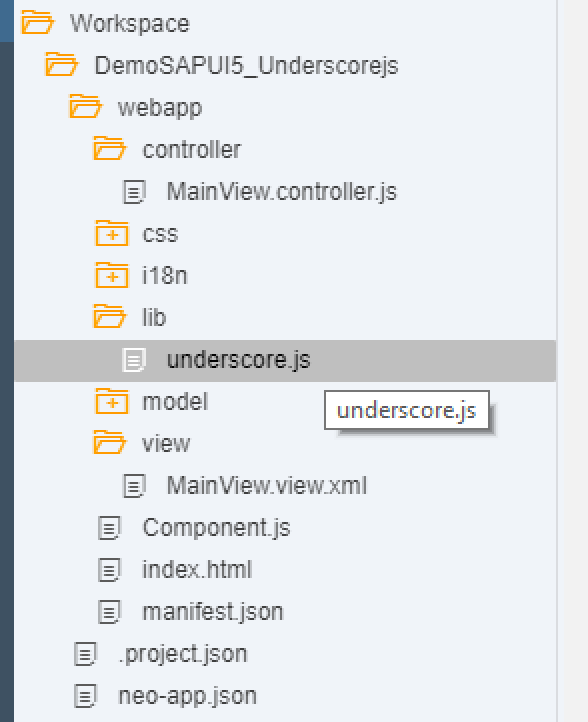 ( SAP Fiori ) SAPUI5 Development — Using External Libraries in Your Projects! — Underscore.js ...