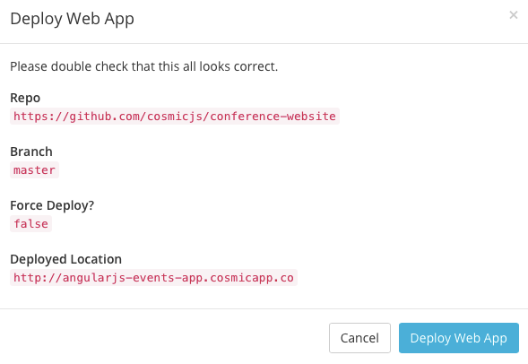 Deploy an AngularJS Conference App in 3 Steps | by Carson Gibbons | HackerNoon.com | Medium
