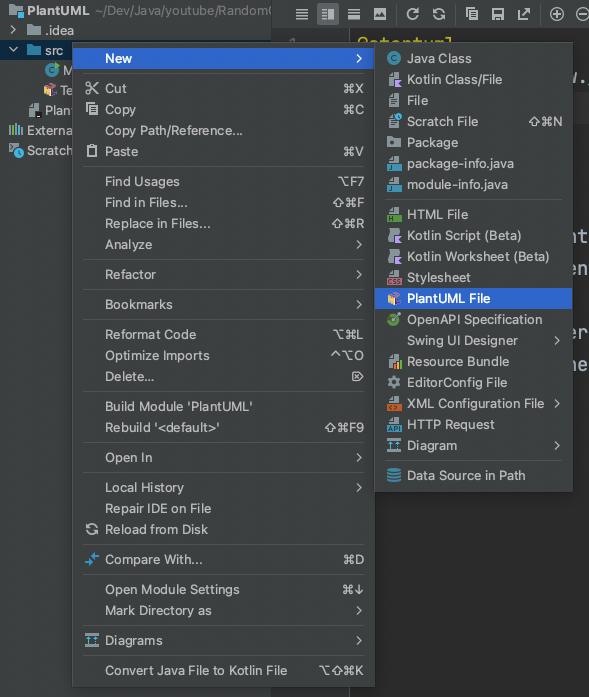 Java | Create UML in IntelliJ - Kyang - Medium