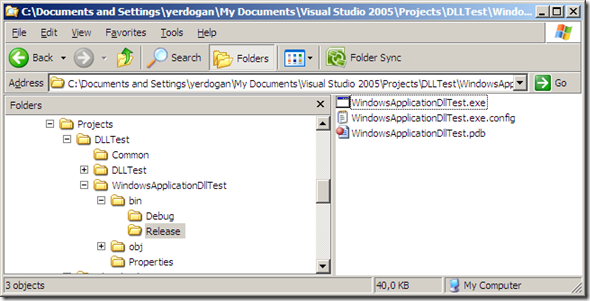 .Net DLL Referencing — Creating a “Common” folder for DLLs and making an App. load them from the ...