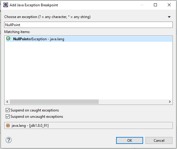 Eclipse Tips: Exception Breakpoints | by Sanket Meghani | Medium