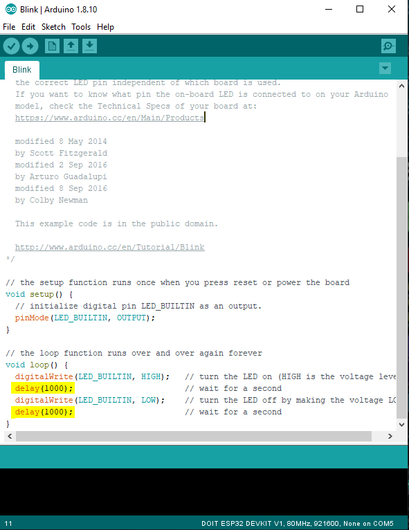 Cara Mempersiapkan Arduino Ide Untuk Esp32 Devkit Dan Membuat Lampu Pada Esp32 Kelap Kelip By