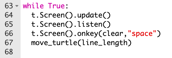 How To Handle Keyboard Events In A Python Turtle Environment By
